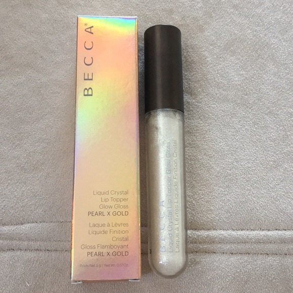 BECCA | Makeup | Becca Liquid Crystal Lip Topper Pearl X Gold | Poshmark